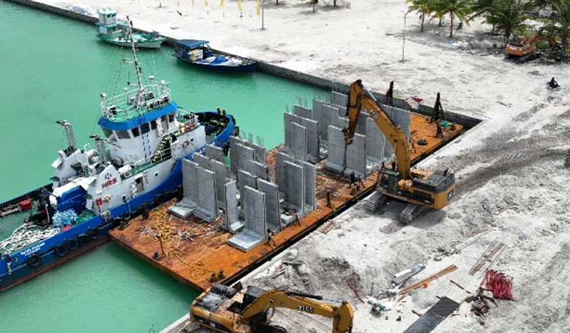 MTCC’s Sh. Milandhoo Harbour Project Marks 53% Completion in Block ...