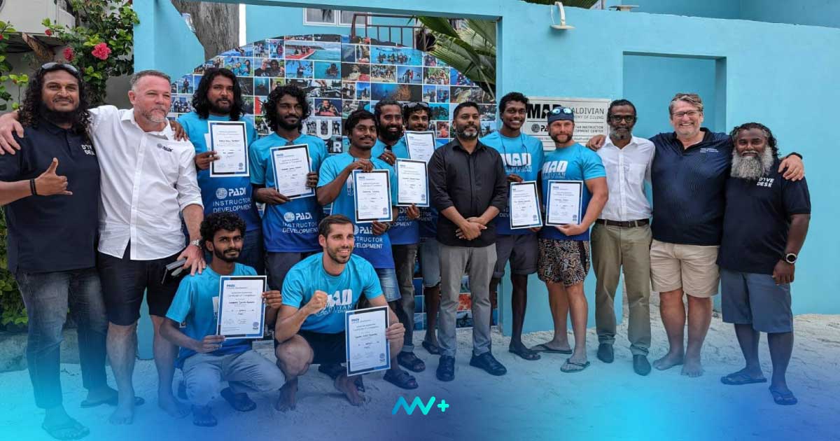 Maldivian Academy of Diving Named Maldives First PADI Career Development Centre – MV+