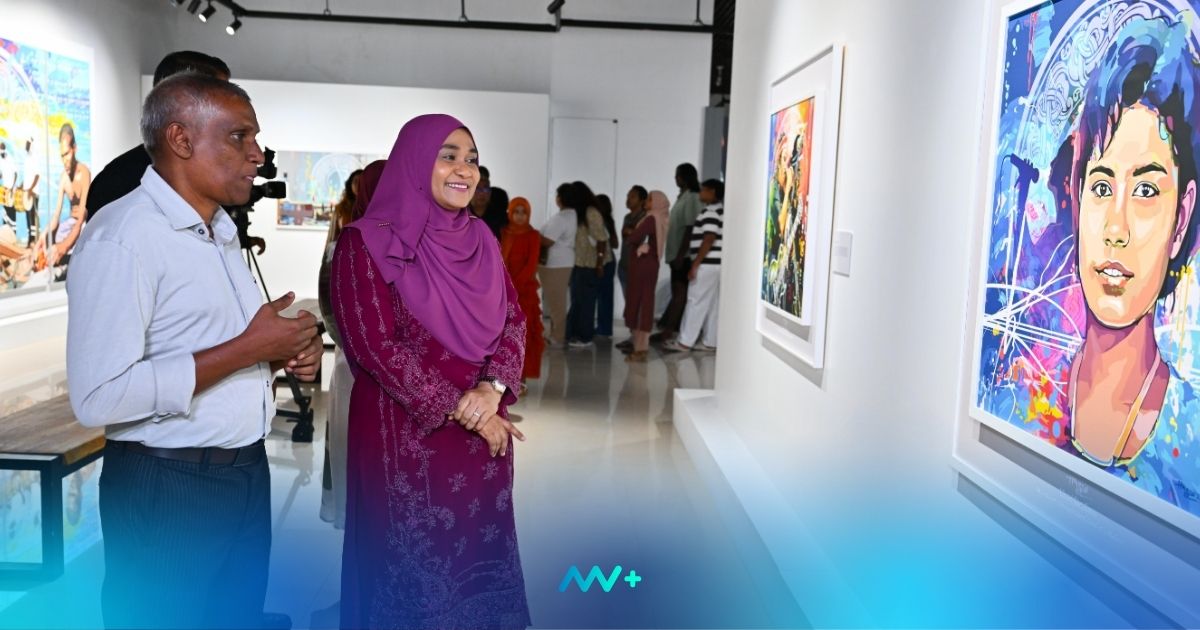 First Lady Opens Vivid Realism – By Hussain at National Art Gallery – MV+